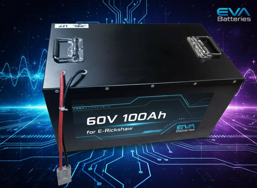 E-Rickshaw 60V 100Ah Lithium Battery | High-Performance Li-ion Battery ...